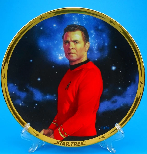 HAMILTON PLATE &SCOTTY& STAR TREK 25th ANNIVERSARY PLATE COLLECTION ...