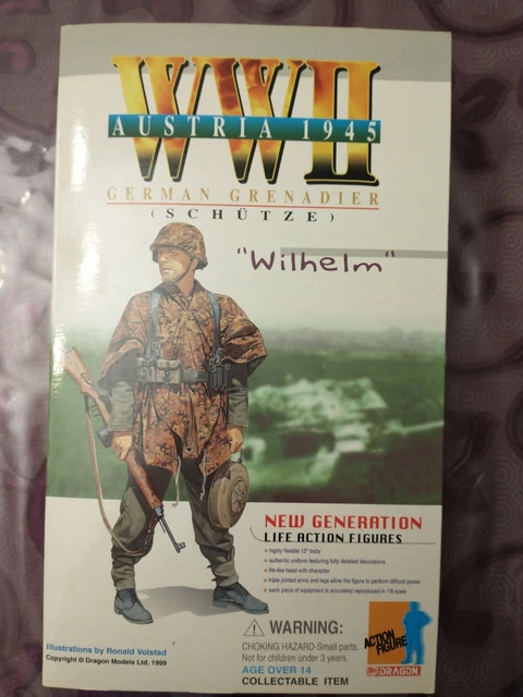 1/6 SCALE WW2 German Soldier in Box 12" Figure with Anti Tank Mine $69. ...