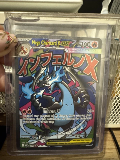 POKÉMON TCG MEGA Evolution Charizard UPC Mega Charizard x EX Promo Card ...