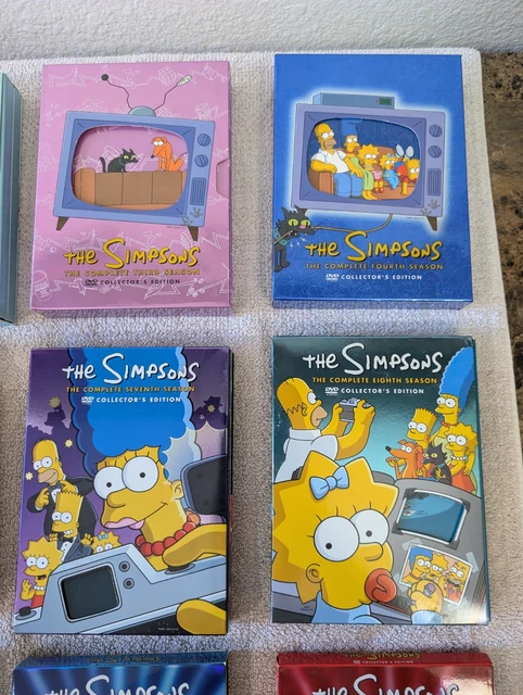 THE SIMPSONS SEASONS 1 through 12 Complete Collectors DVD Box Set Lot ...