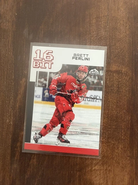 BRETT PERLINI 16 Bit Cardiff Devils Series 1 25/26 Hockey Card £1.15 ...