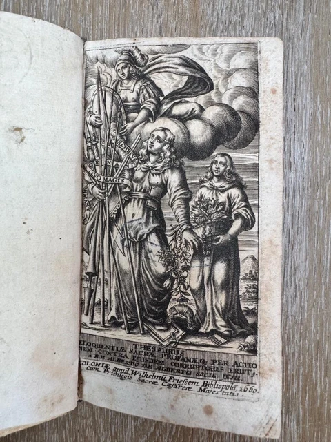 1669 ALBERT, THESAURUS Of Sacred & Profane Eloquence - 17Thc - Vellum ...