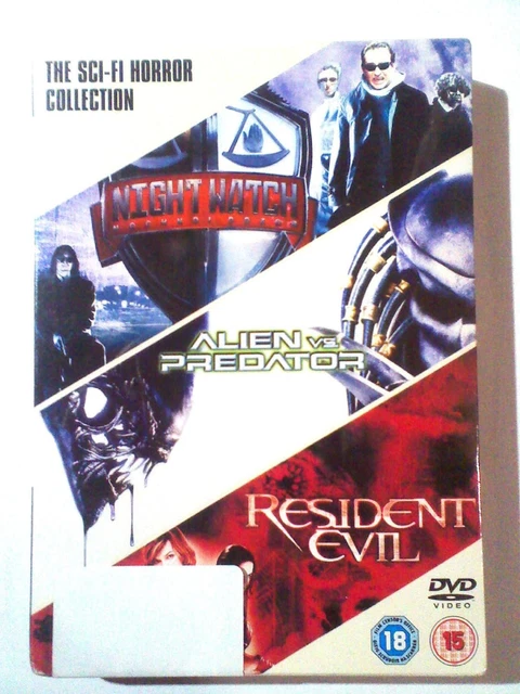 NIGHT WATCH/ALIEN VS Predator/Resident Evil DVD Milla Jovovich Movie UK ...