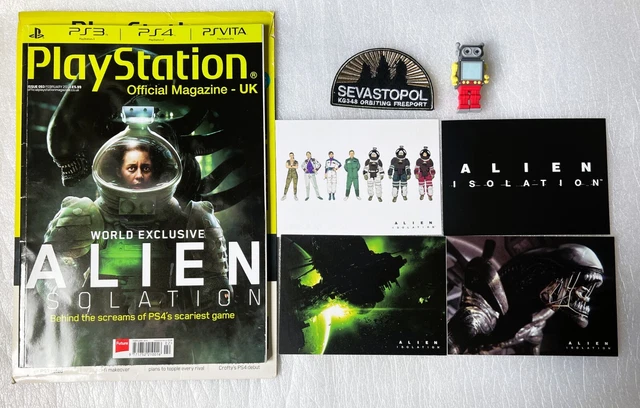 ALIEN ISOLATION PROMO/PROMOTIONAL items, Press Kit USB, Mag, Postcards ...