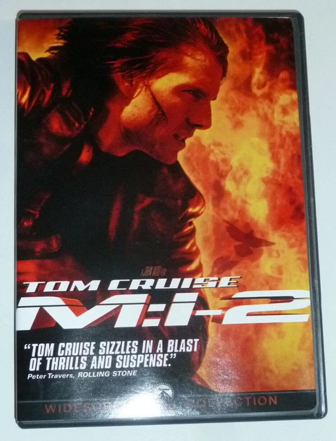 MISSION IMPOSSIBLE II DVD 2000 action spy movie sequel 2 MI2 M:I-2 Tom ...