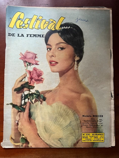 FESTIVAL N°520 DU 6/1959; Michèle Mercier/ Gaby Morlay/ Roman-Photos/ S ...