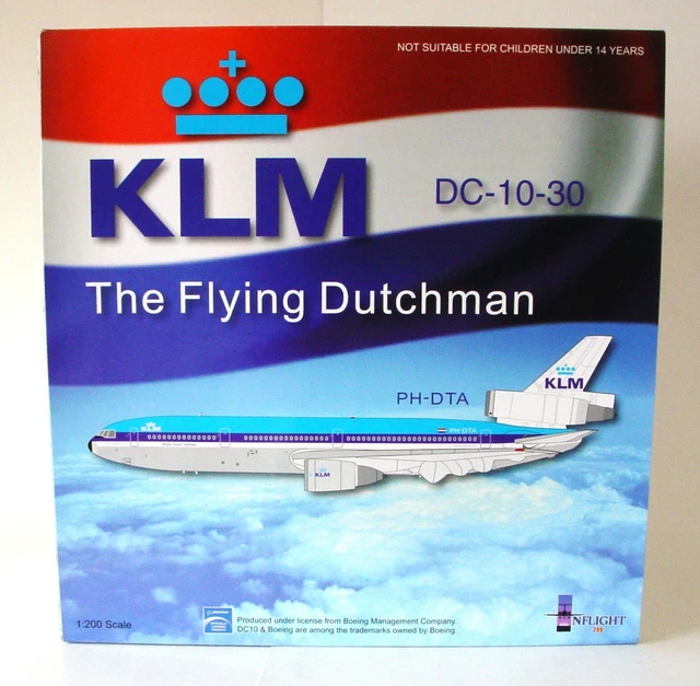 INFLIGHT 200 IFDC10080 McDONNELL DOUGLAS DC-10-30 KLM PH-DTA 1:200 SCALE MIB £99.99 - PicClick UK