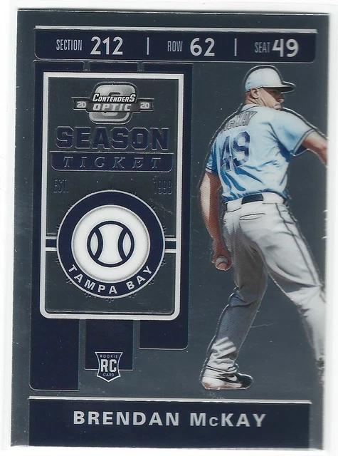 BRENDAN MCKAY 2020 Chroniques Contders Optique Rookie Rays Rc S3 EUR 2 ...