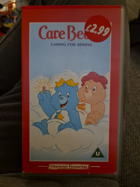 CARE BEARS, 1988, VHS Video Cassette Tape Caring for Spring, Cert U £5. ...