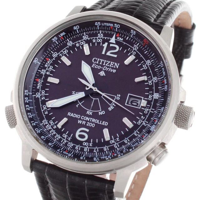 CITIZEN PROMASTER FUNK SKY ECO-DRIVE SOLAR PILOT FLIEGER HERREN UHR ...