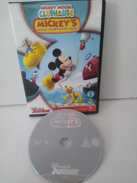MICKEY MOUSE GREAT Clubhouse Hunt DVD Disney Junior 100% PLAY TESTED ...