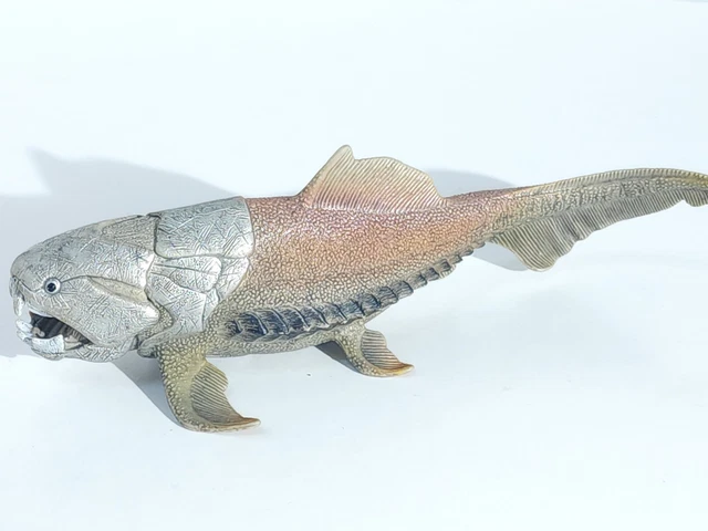 SCHLEICH DUNKLEOSTEUS FIGURE Prehistoric Fish 2015 Jaw Opens & Closes 8 ...