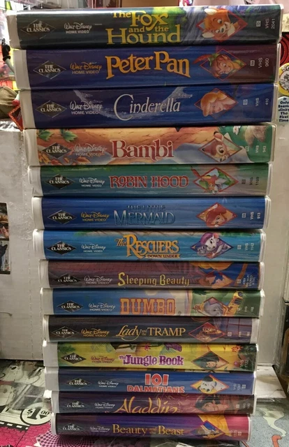 WALT DISNEY HOME Video Black Diamond VHS Collection w/Bonus Sealed ...
