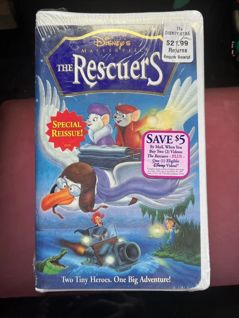 NEW FACTORY SEALED The Rescuers VHS Disney's Masterpiece 14793 £5.63 ...