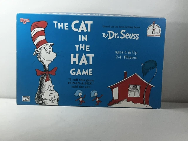 1996 DR. SEUSS Cat in the Hat Board Game by University Games Complete ...