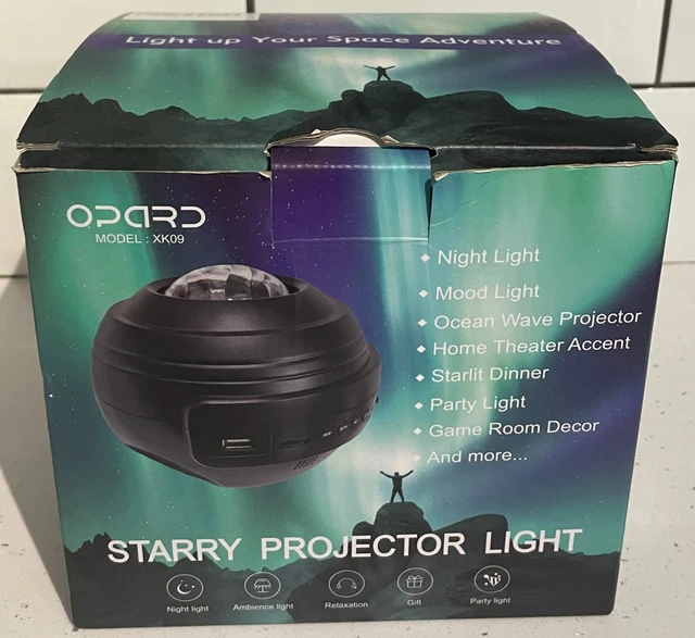 BOXED OPARD XK09 Wi-Fi and Bluetooth Starry Projector Light with Remote ...