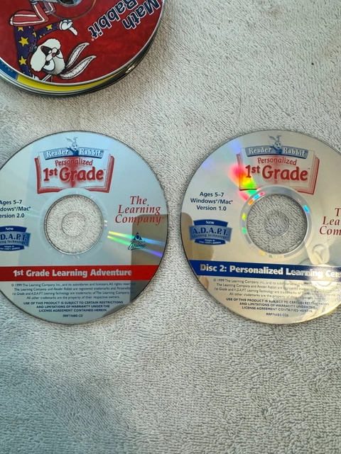 READER RABBIT PERSONALIZED 1st Grade - 1st Grade Learning Adventures ...