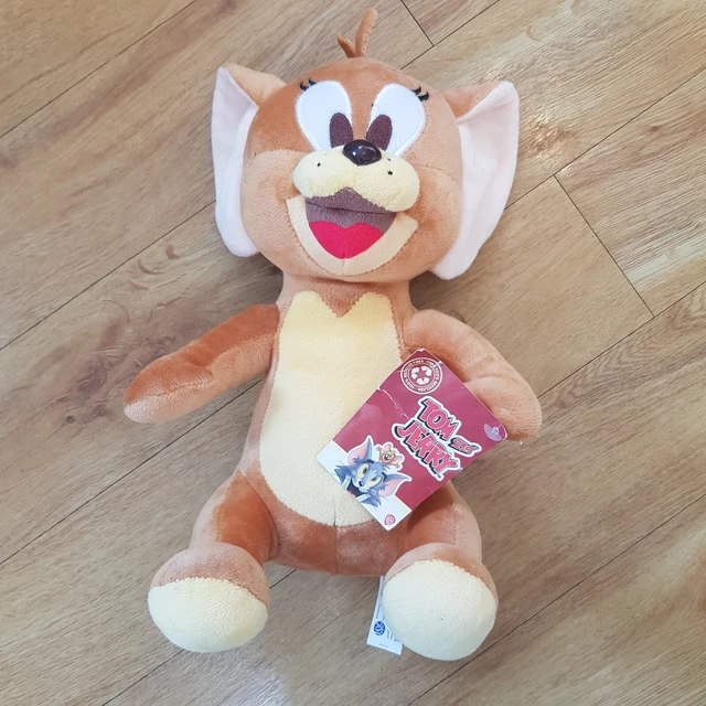 WARNER BROS TOM & Jerry Collectable Super Soft Plush Toy Mouse With ...