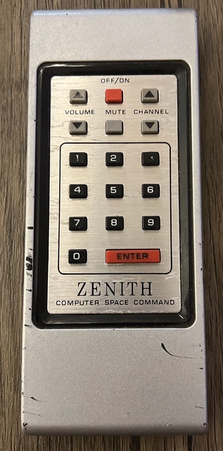 VINTAGE ZENITH COMPUTER SPACE COMMAND Remote Control Vintage Prop 124 ...