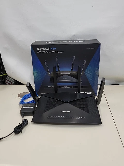 NETGEAR NIGHTHAWK X10 AD7200 Smart Wifi Router Model R9000 $109.88 ...