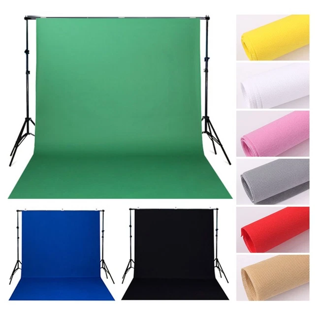 WHITE BLACK PURE Cotton Chromakey Screen Backdrop Cloth Photography ...