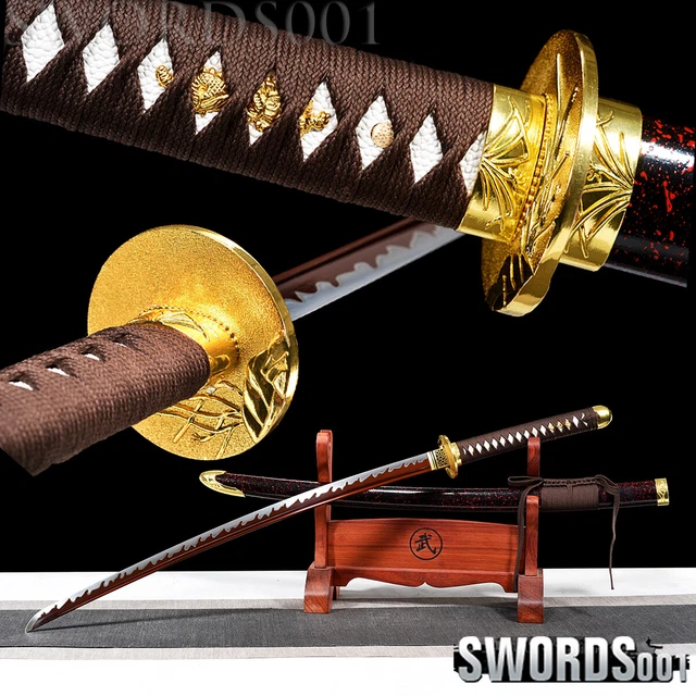 MANGANESE STEEL RED blade Japanese samurai Sword Katana cool $236.00 ...