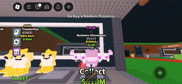 STEAL A BRAINROT Candy Firework Nuclearo Dinossauro. 135M/s (OP) 🦖🩷💰💥 £ ...