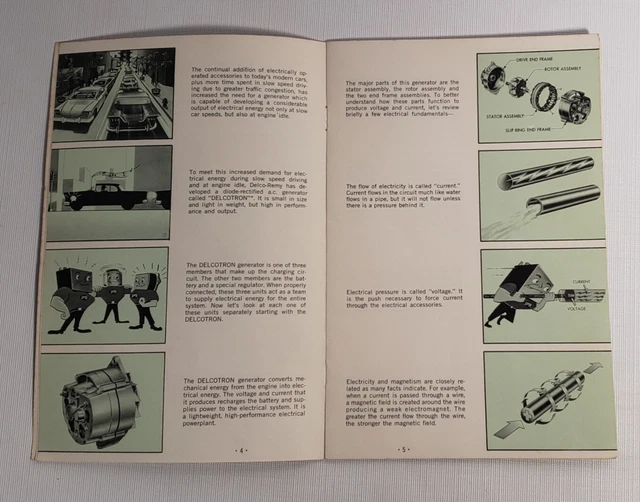 1960S GENERAL MOTORS Delco Remy Delcotron Generator Charging Circuit ...