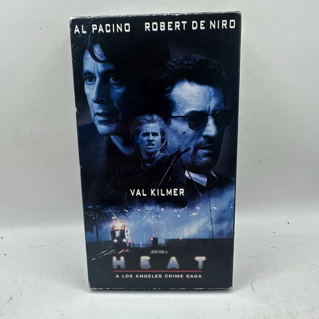 HEAT MICHAEL MANN Director VHS Movie Rated R Warner Home Video NTS 1995 ...