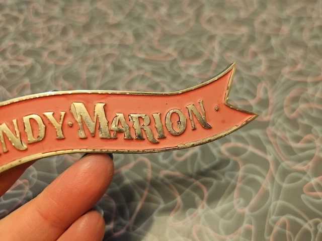 RANDY MARION METAL Dealership Emblem Car Dealer Badge Logo Nameplate ...