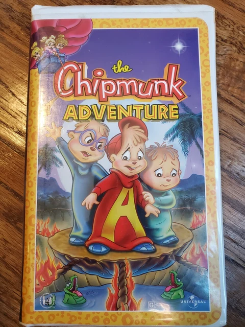 THE CHIPMUNK ADVENTURE VHS Tape Chipmunks Chippettes 1987 Clamshell ...