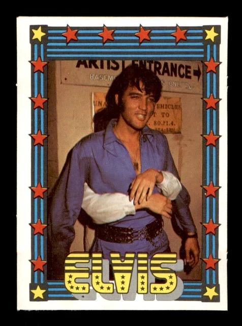 1978 MONTY GUM Elvis #22 Elvis photographed with a girl behind NM *d3 £ ...