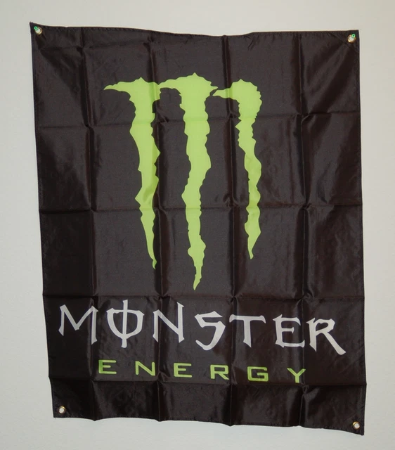 MONSTER ENERGY DRINK 32 x 38 Inch Flag Banner FREE SHIPPING SEE STORE ...