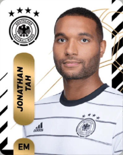 FERRERO DFB TEAM Sticker EURO 2020 Portrait Nr. 09 Jonathan Tah EUR 1 ...