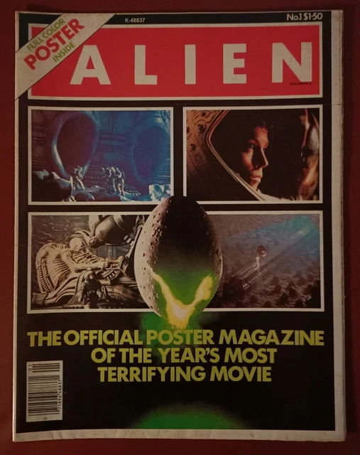 ALIEN: OFFICIAL MOVIE Poster Magazine - 1979, USA / Ridley Scott EUR 36 ...