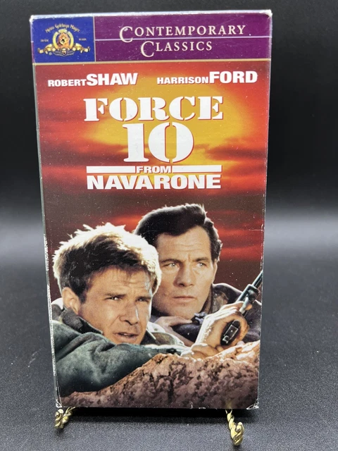 FORCE 10 FROM Navarone - VHS Video Tape - Robert Shaw, Harrison Ford £3 ...