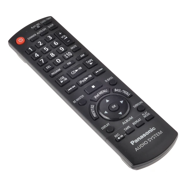 TÉLÉCOMMANDE ORIGINALE PANASONIC N2QAYB000394 SC- SA-HC3 Système Audio ...