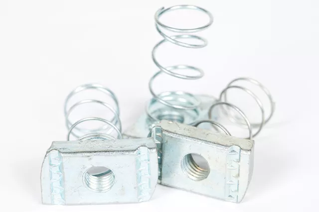 UNISTRUT SPRING NUTS M6 M8 M10 M12 Channel Nuts (BZP) / Stainless Steel ...