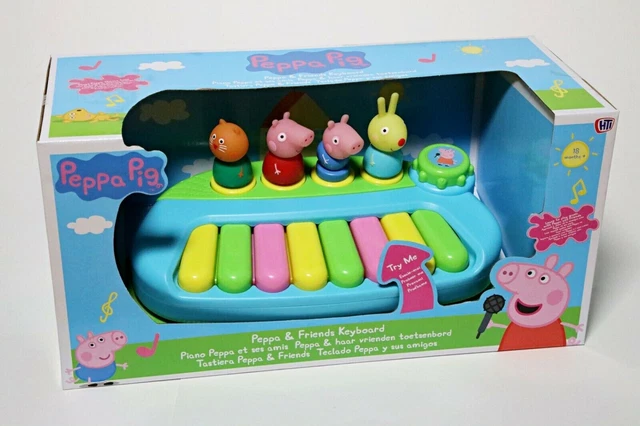 PEPPA PIG PIANO - PEPPA AND FRIENDS KEYBOARD MUSICAL TOY - Brand New in ...