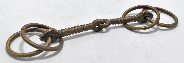 ANTIQUE IRON HORSE Bridle Bit Original Old Hand Crafted Engraved £23.20 ...
