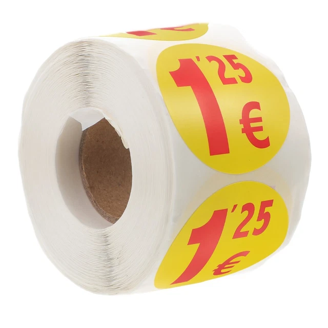 1 ROLL ADHESIVE Price Tag Paper Pricing Marker Label Market Labels ...