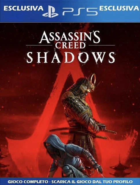 ASSASSIN'S CREED SHADOWS PS5 (Sony, PlayStation 5, 2025) NO DISCO EUR 42,00 - PicClick IT