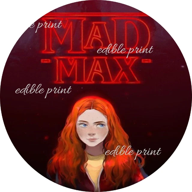 STRANGER THINGS CAKE topper edible icing or Wafer personalised £5.49 ...