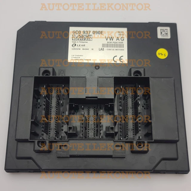 ORIGINAL VW BORDNETZSTEUERGERÄT 6C0937090E für VW Polo Skoda Fabia III ...