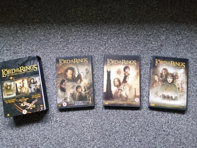 THE LORD OF the Rings: The Motion Picture Trilogy (DVD, 6-Disc Set) EUR ...