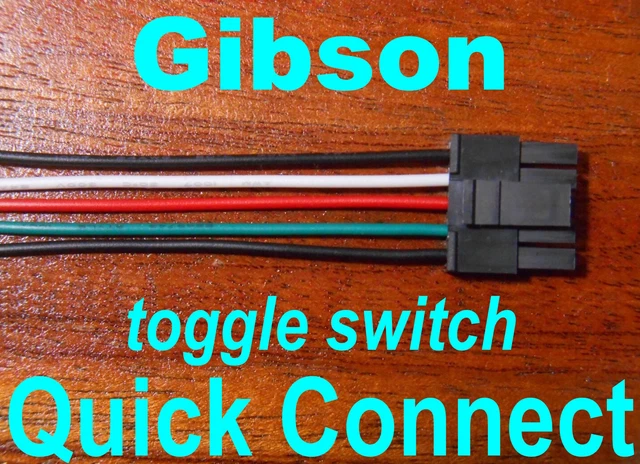 GIBSON QUICK CONNECT Kippschalter Adapter Steuerplatine Leiterplatte ...