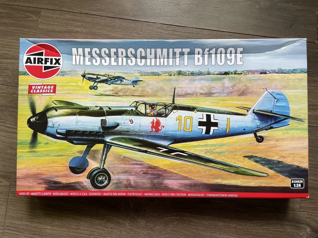 AIRFIX MESSERSCHMITT BF 109e 1/24 Big Scale Brand New Sealed EUR 57,81 - PicClick DE
