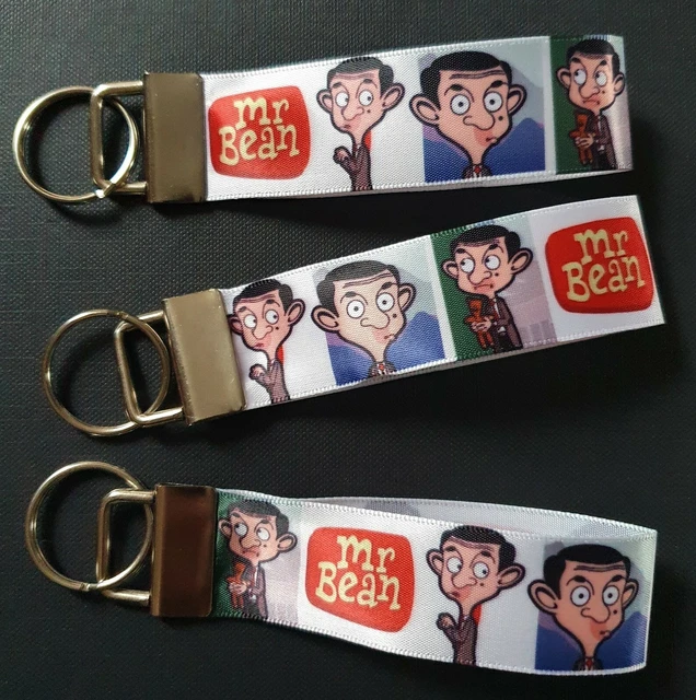 MR BEAN STYLE Rowan Atkinson Comedy Film Cartoon TV Keyring Keyfob ...