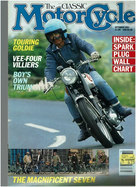 THE CLASSIC MOTORCYCLE Oct 1991 V4 Villiers, Petrol Tank Lining ...