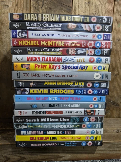 STAND-UP COMEDY DVD Bundle: Lee Evans, Bill Bailey, Peter Kay, Kevin ...